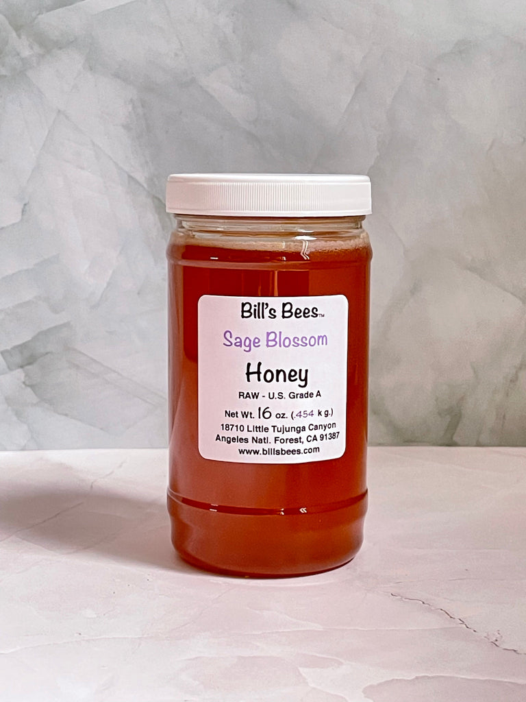 100% Raw, Local, Sage Wildflower Honey – Bill's Bees